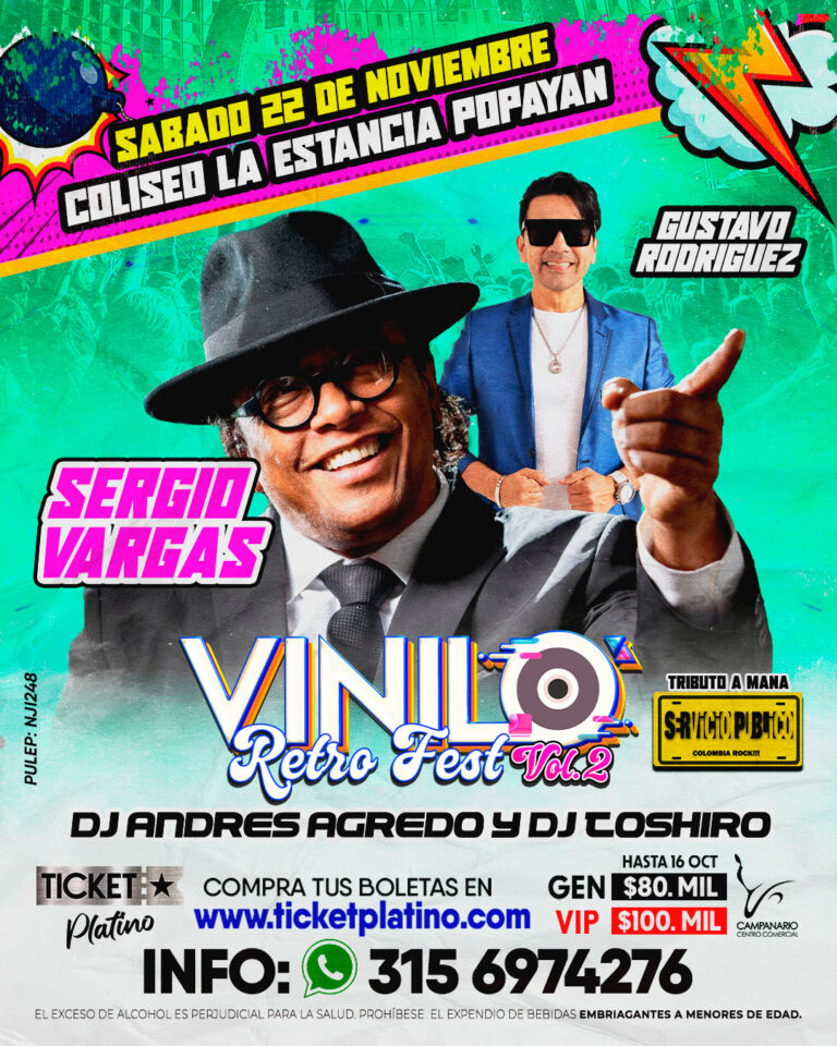 VINILO RETRO FEST - Ticket Platino Compra Entradas para Conciertos ...